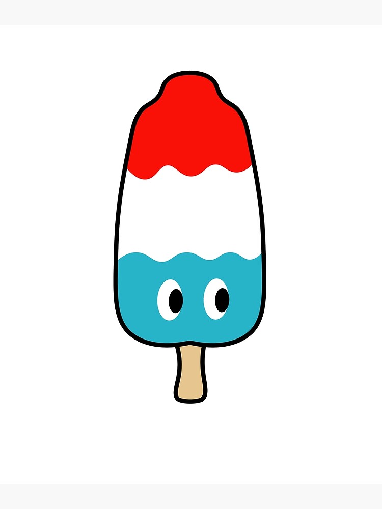 Póster «Kawaii Rocket Popsicle Cute Summer Designs para el 4 de julio ...