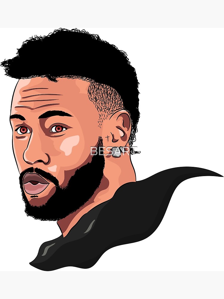Póster «Dibujo de Neymar» de BESART | Redbubble