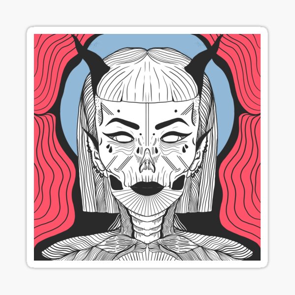 "Neo" Sticker for Sale by Makabreontour | Redbubble