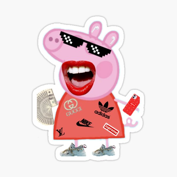 Peppa Pig Meme Stickers | Redbubble
