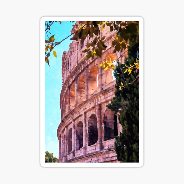 "Colosseum, Rome" Sticker by ErianAndre | Redbubble