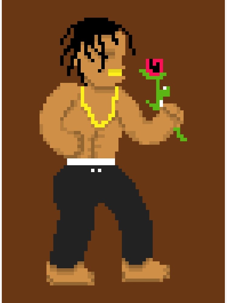"Travis Scott Pixel Art" Kunstdruck von Javi4pp | Redbubble