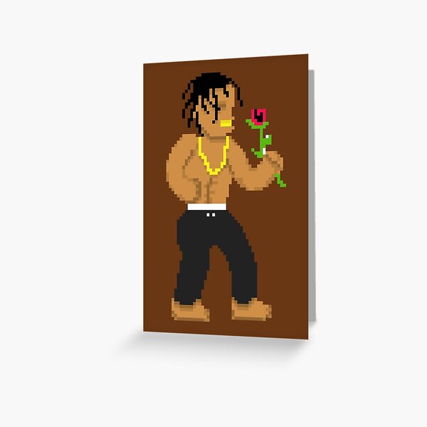 "Travis Scott Pixel Art" Greeting Card by Javi4pp | Redbubble