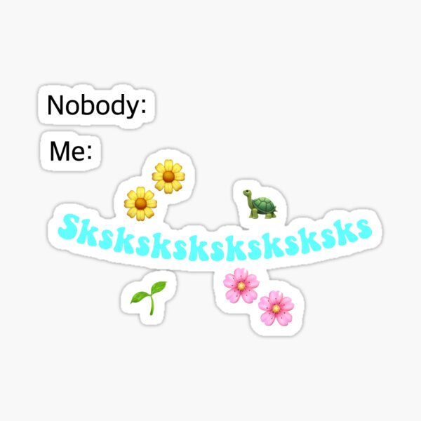 "Vsco sksksks tik tok meme" Sticker for Sale by Sam1ke | Redbubble