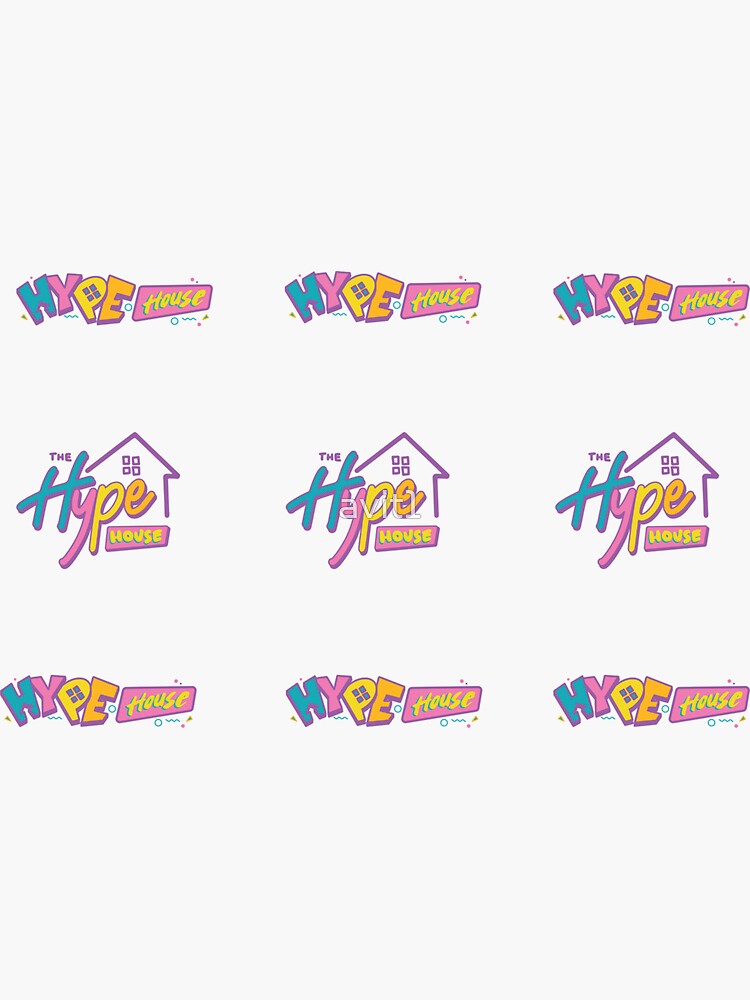 "Hype House Set" Sticker for Sale by avit1 | Redbubble