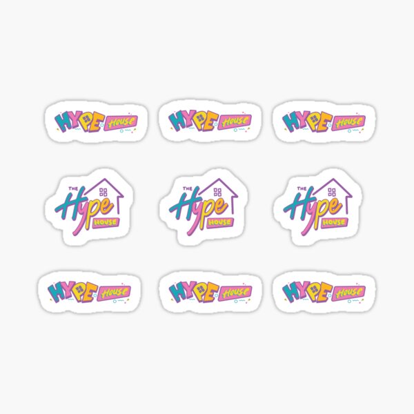 "Hype House Set" Sticker for Sale by avit1 | Redbubble