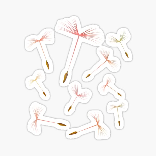"Dandelions" Sticker for Sale by Josipa6 | Redbubble