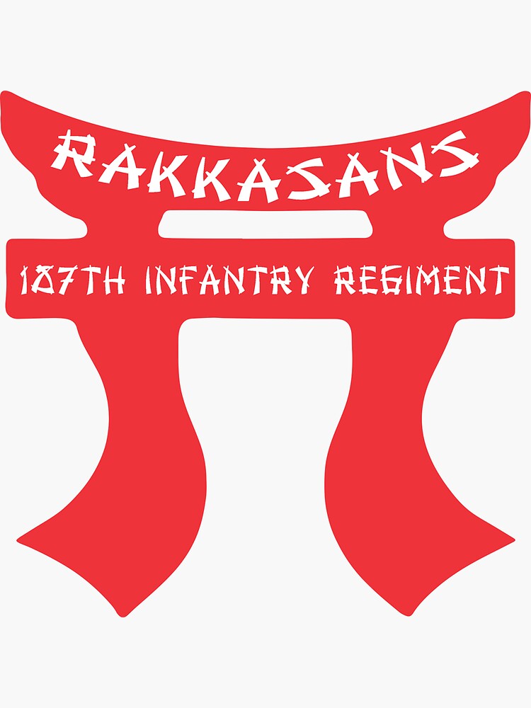 "187th Infantry Regiment - Rakkasans" Sticker for Sale by Angeles80 ...