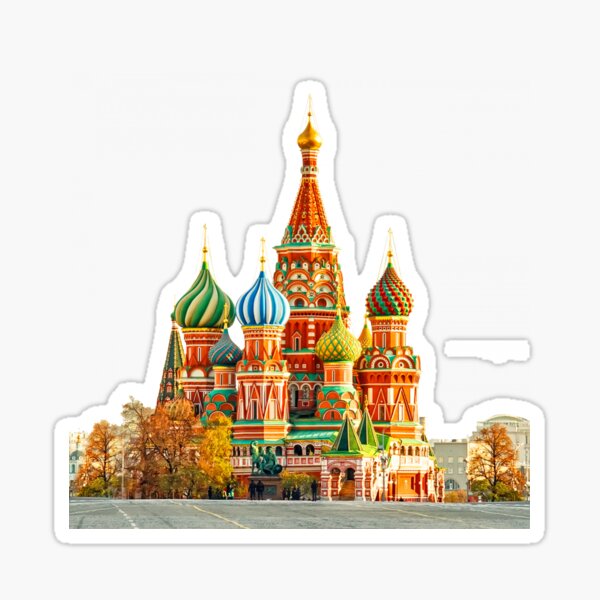 "MOSCOW-RUSSIA" Sticker for Sale by UMOCHAO | Redbubble