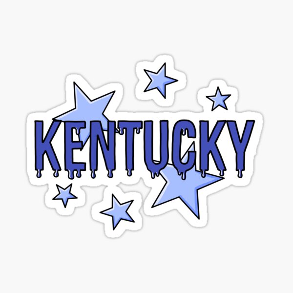 "Kentucky " Sticker for Sale by mollyann6 | Redbubble