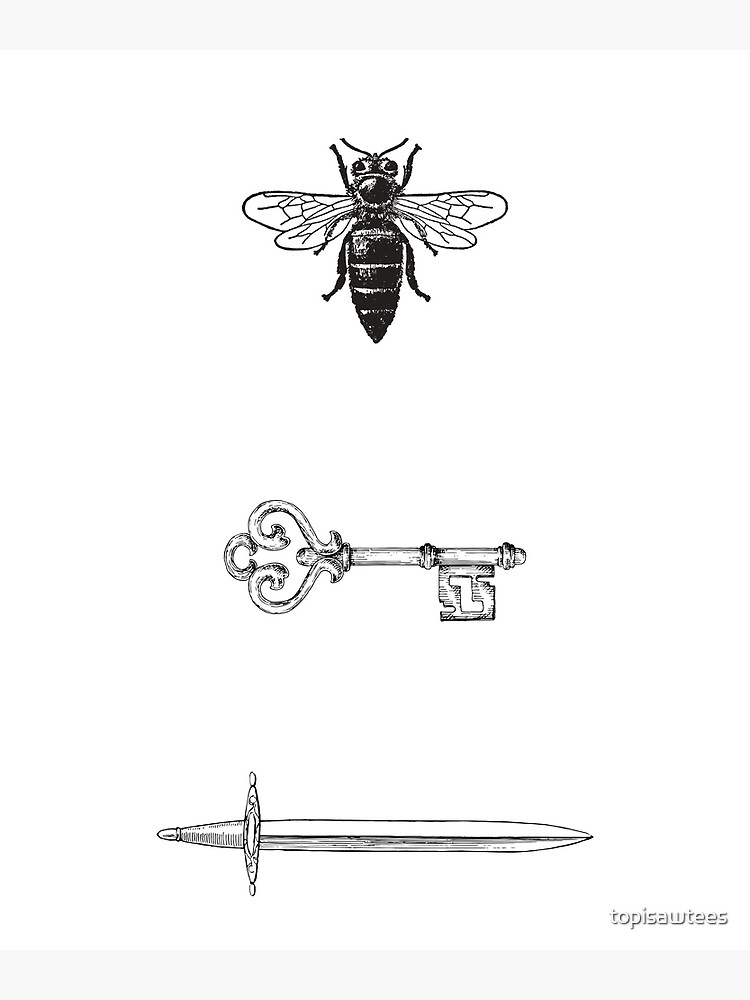 "Fantasy Fiction Starless Novel Sea Bee Key Sword Book" Poster for Sale ...