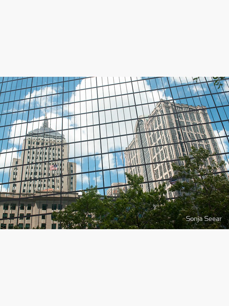 "Boston Reflections 2" Sticker for Sale by SonjaM10 | Redbubble