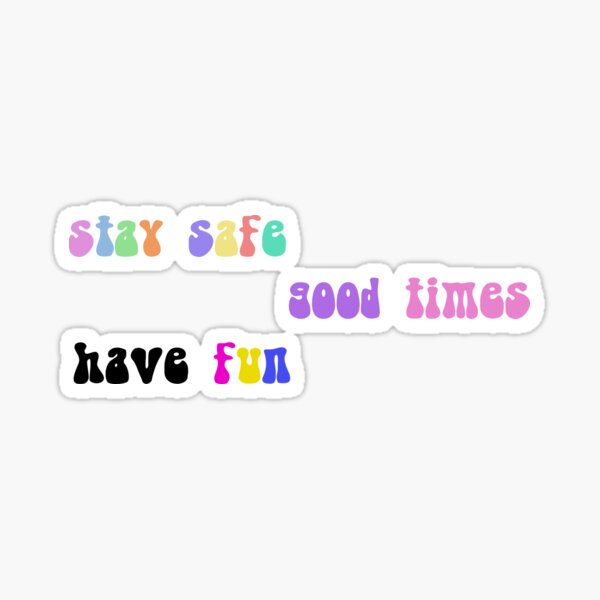 "good times pack" Sticker by adriannatrejo | Redbubble