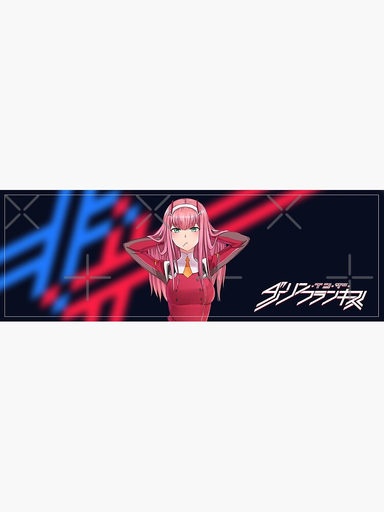 "Zero Two Slap Sticker" Poster by tomastosecky | Redbubble