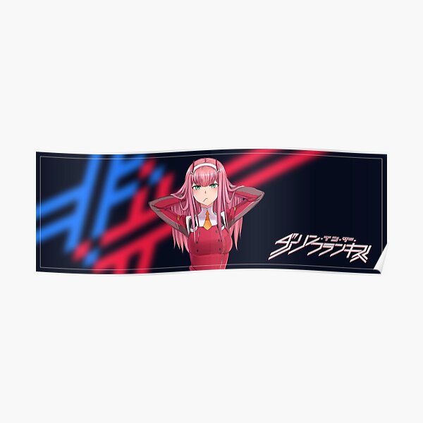 "Zero Two Slap Sticker" Poster by tomastosecky | Redbubble