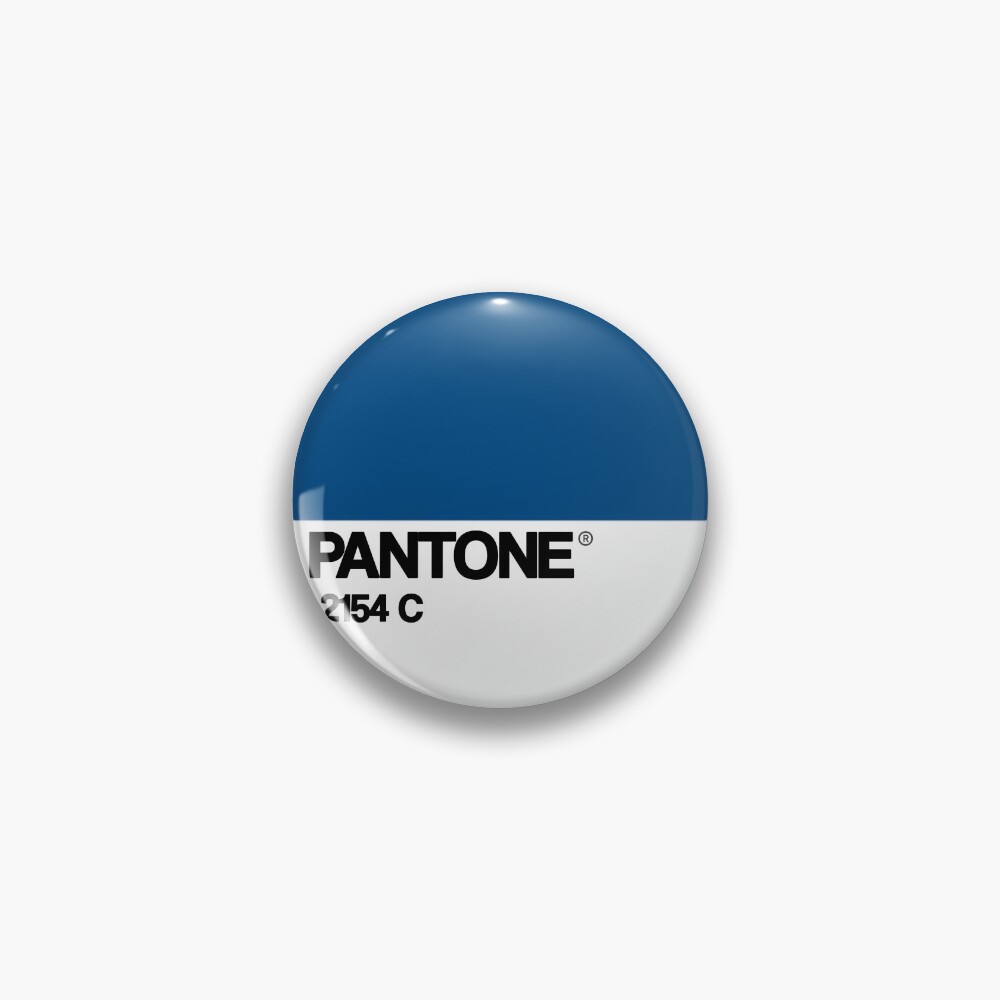 "PANTONE COLOR CARD - 2154 C BLUE" Canvas Print for Sale by ...