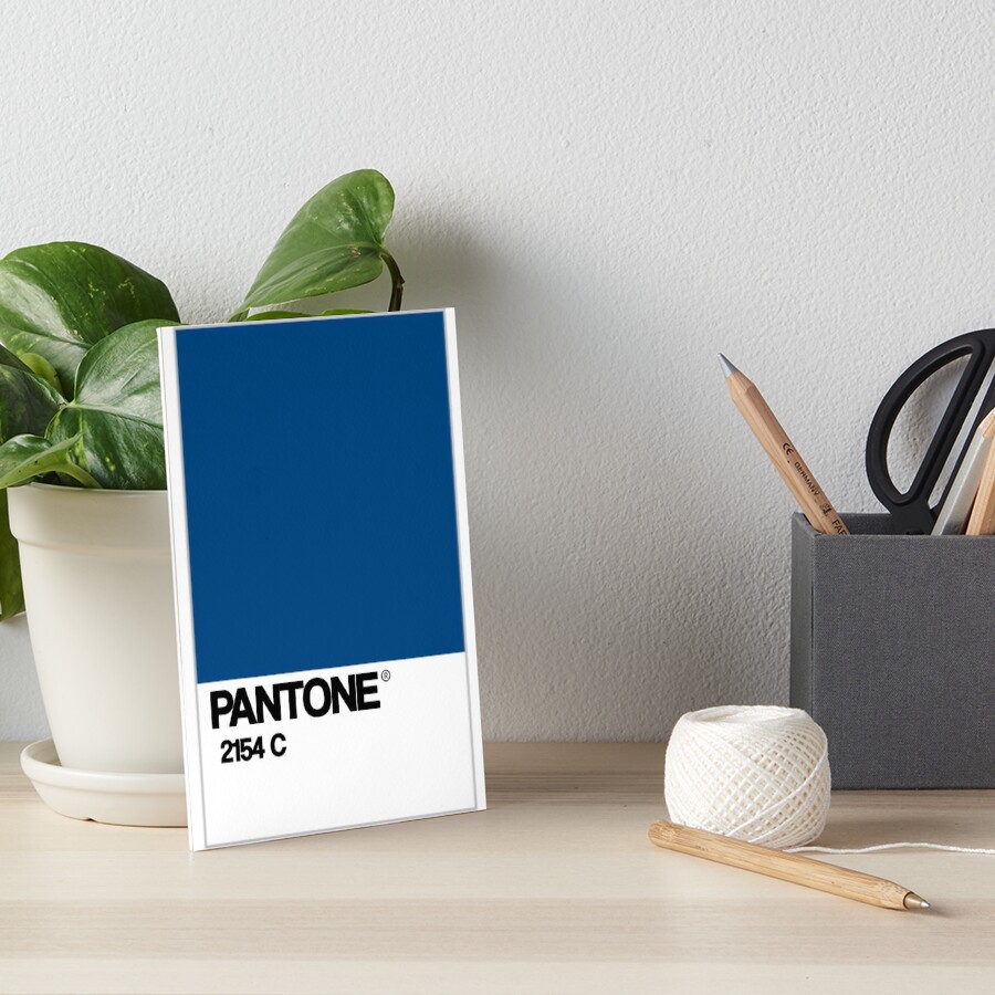 "PANTONE COLOR CARD - 2154 C BLUE" Canvas Print for Sale by ...