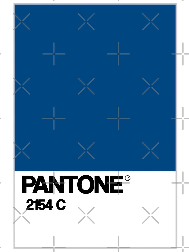 "PANTONE COLOR CARD - 2154 C BLUE" Photographic Print for Sale by ...