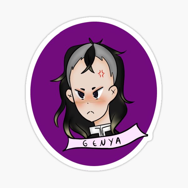 "Genya Shinazugawa " Sticker by zozoofoz | Redbubble