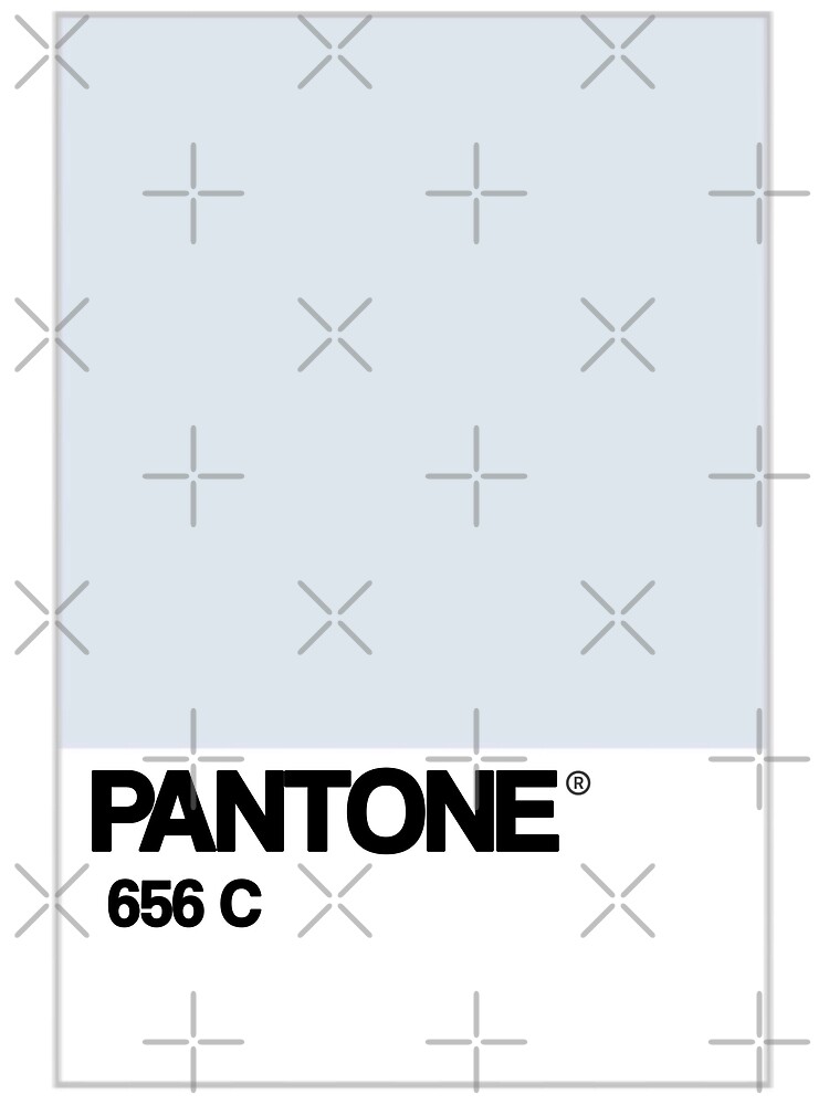 "PANTONE COLOR CARD - 656 C BLUE-GRAY" Framed Art Print by infantilejoy ...