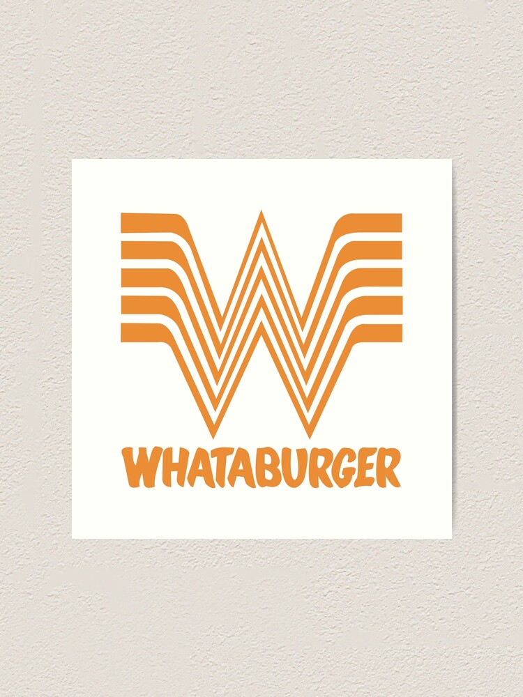 "Best Whataburger-Logo" Art Print by Jeannettegrd | Redbubble