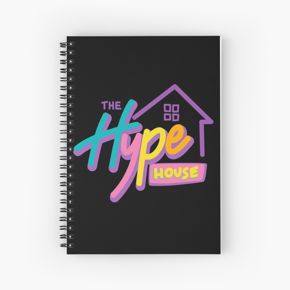 "The Hype House" Spiral Notebook for Sale by OffbeatOctopus | Redbubble
