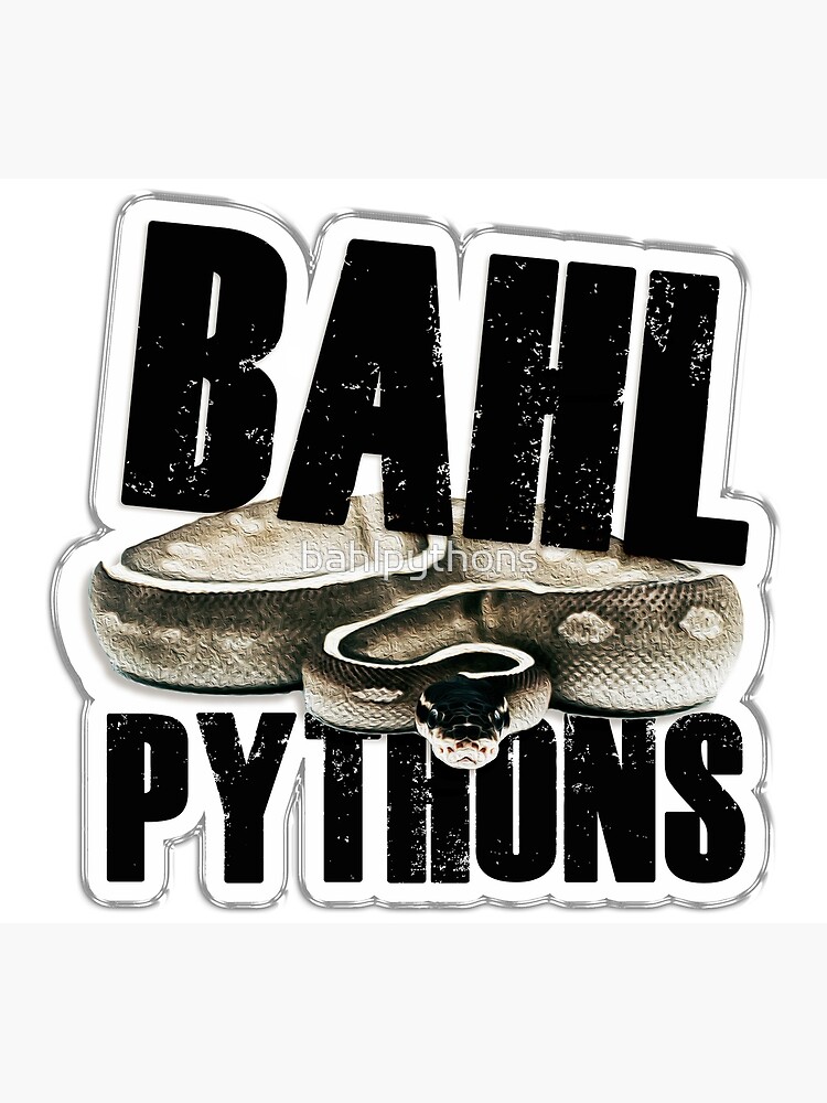 "Bahl Pythons Mystic Potion Ball Python Snake Official Logo" Art Print for Sale by bahlpythons ...