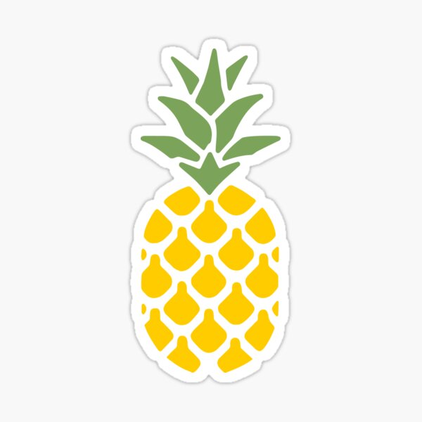 "Pineapple design for redbubbles" Sticker for Sale by unlockme007 ...