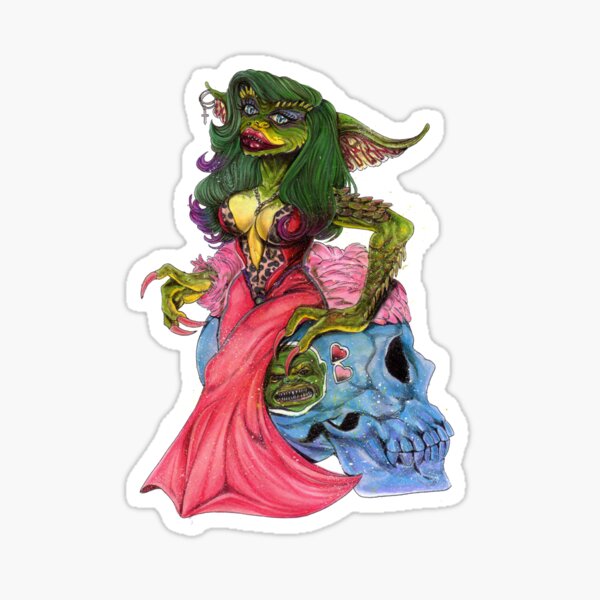 "Greta Gremlin" Sticker for Sale by Fantasma180 | Redbubble
