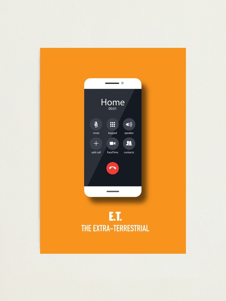 "ET The Extra Terrestrial - Alternative Movie Poster" Photographic ...