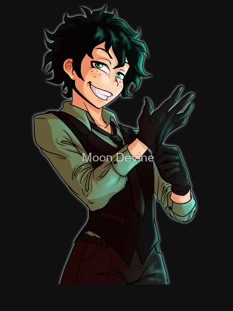 "Evil Deku Midoriya" T-shirt by MadiDevineArt | Redbubble | my hero ...