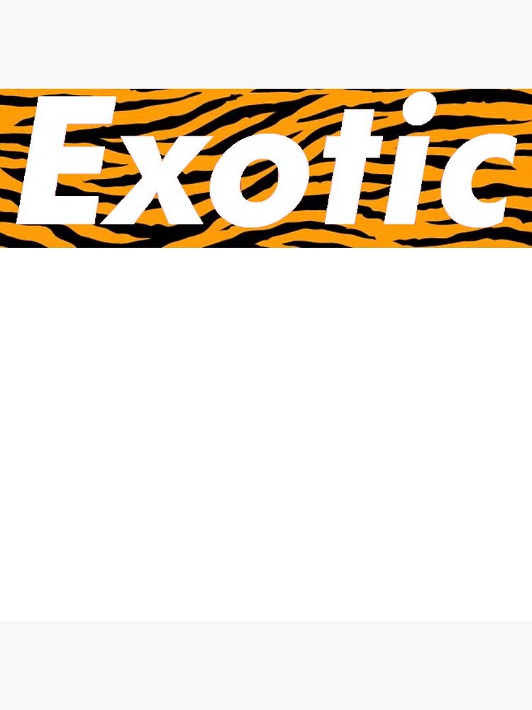 "Joe exotic the tiger king " Poster for Sale by Kurdttime | Redbubble