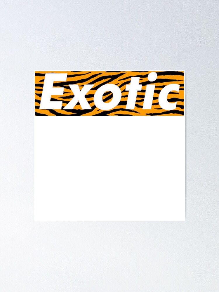 "Joe exotic the tiger king " Poster for Sale by Kurdttime | Redbubble