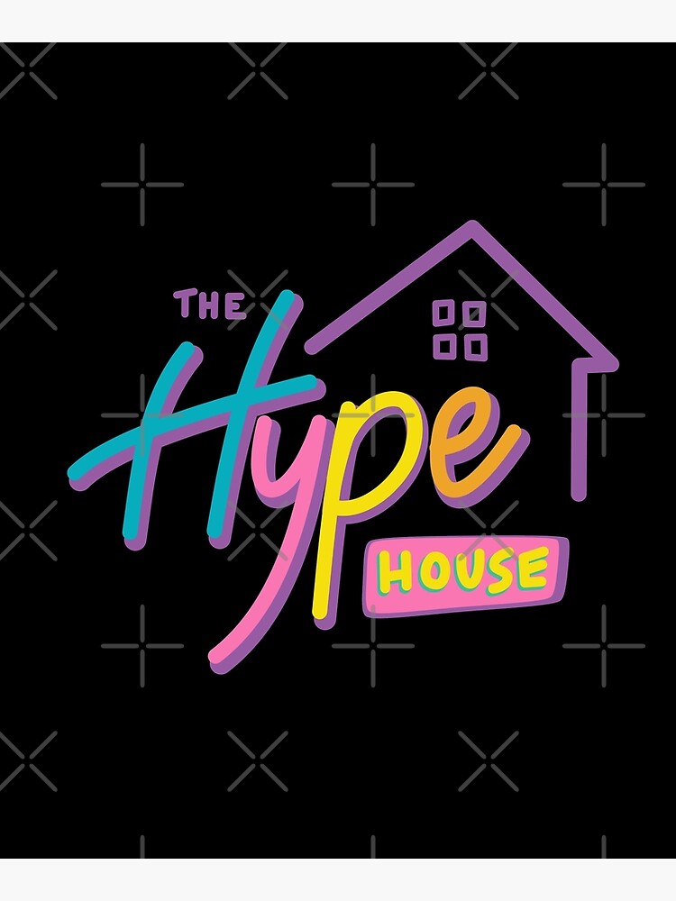 "The Hype House" Mounted Print for Sale by OffbeatOctopus | Redbubble