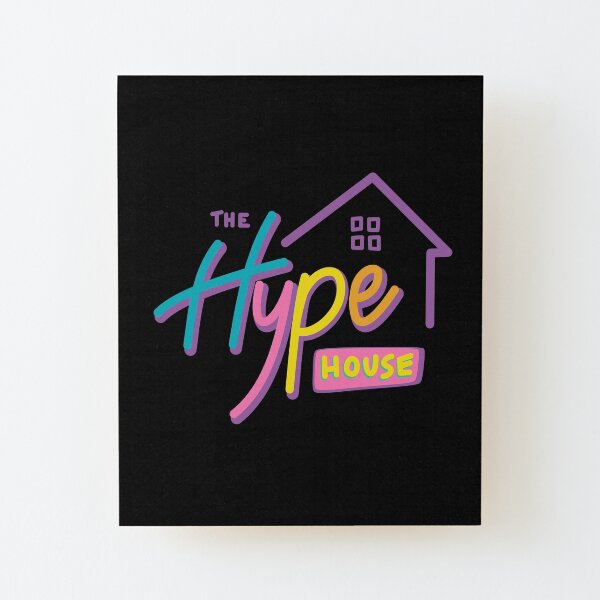 "The Hype House" Mounted Print for Sale by OffbeatOctopus | Redbubble