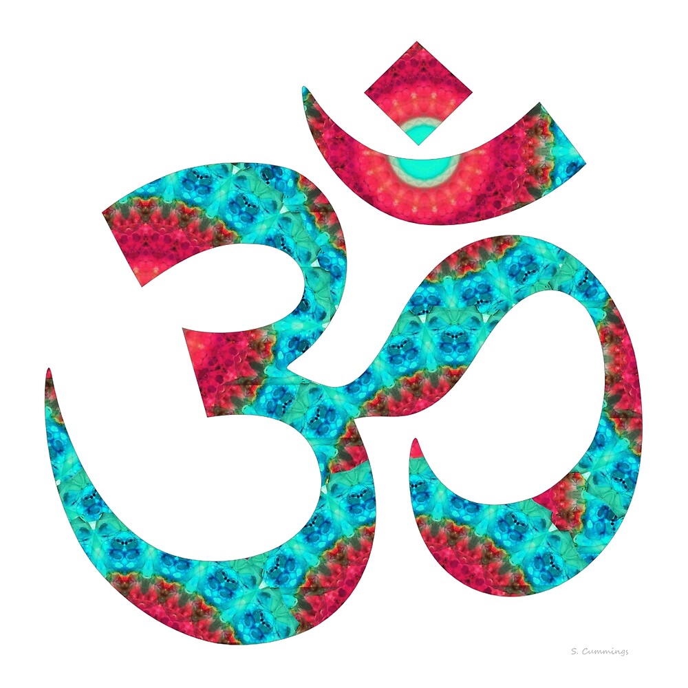 "Beautiful Om 3- Sharon Cummings" by Sharon Cummings | Redbubble