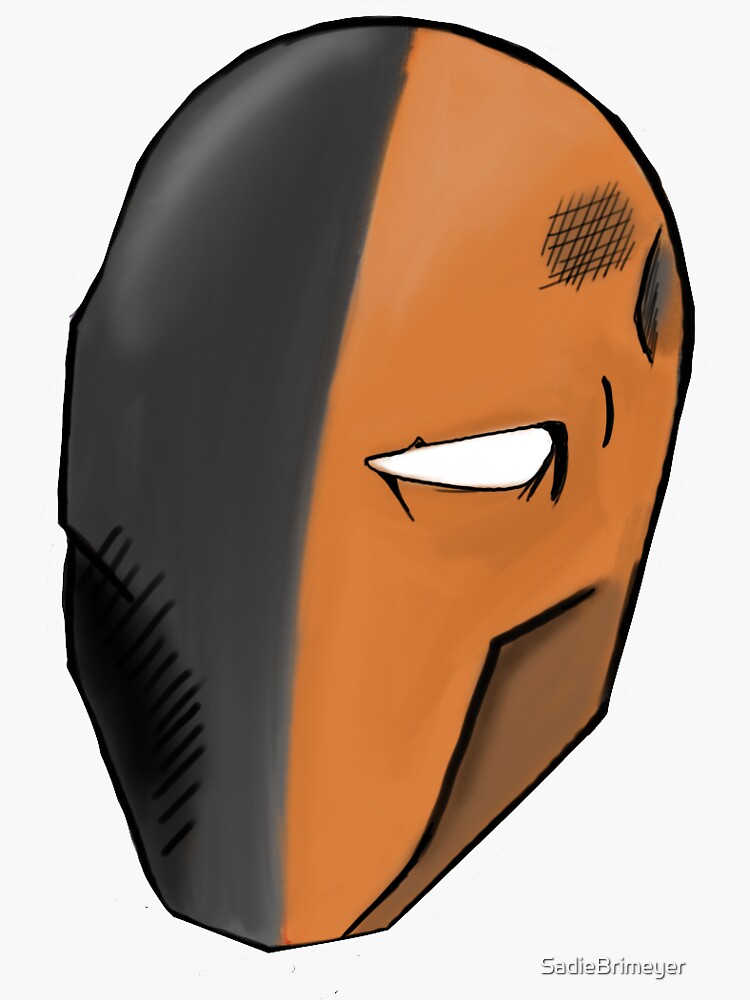 "Slade's Mask" Sticker for Sale by SadieBrimeyer | Redbubble