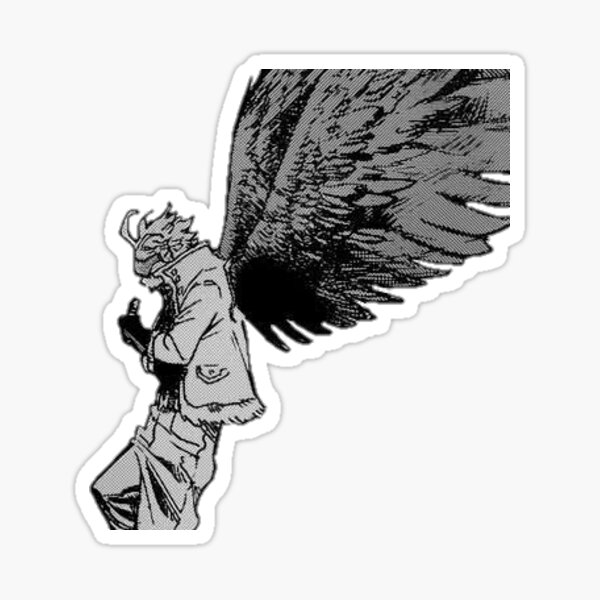 "BNHA Hawks Sticker " Sticker by ModMomo | Redbubble