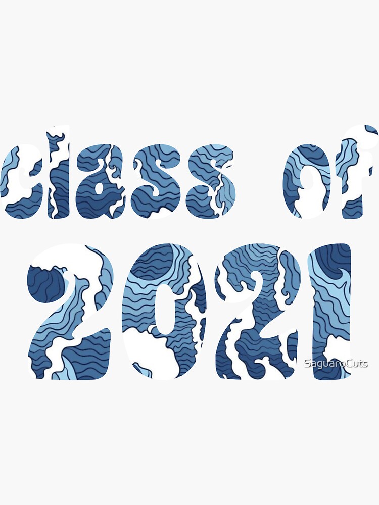 "Class of 2020 blue water wave doodle | college & highschool l class of ...