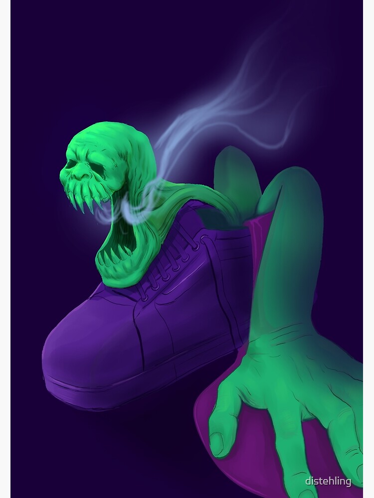 "Stinky Feet Monster" Photographic Print for Sale by distehling | Redbubble