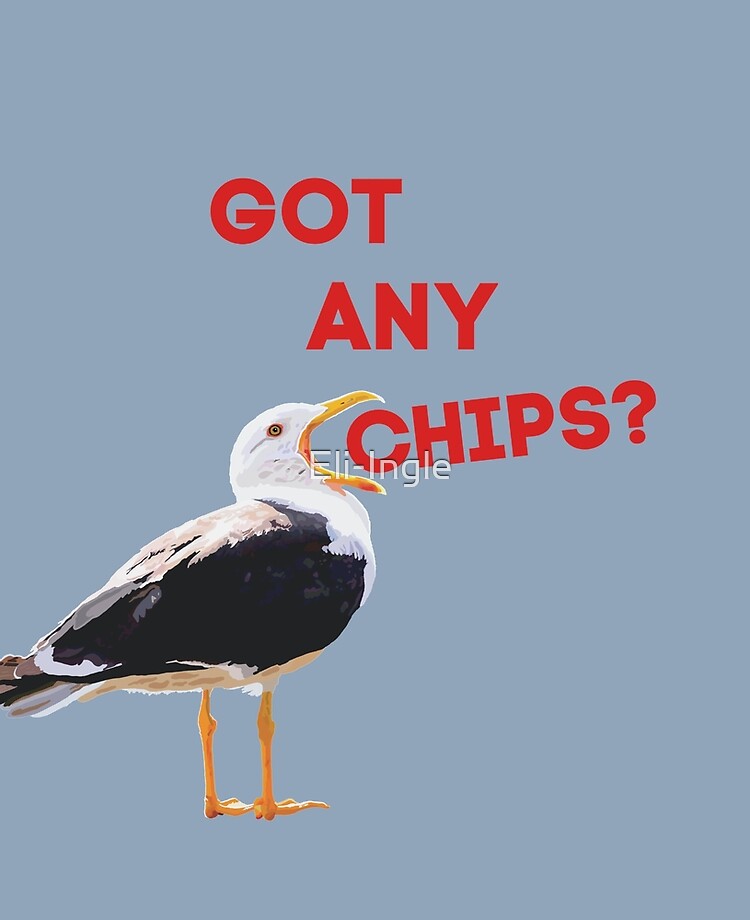 Paper And Party Supplies Paper Seagull And Chips Blank Cards Pe
