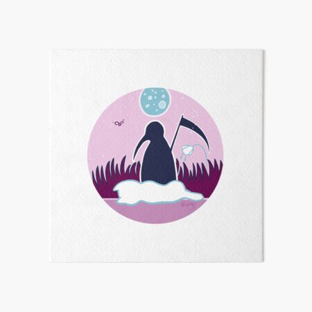 "Pinky Night Cat Death" Art Board Print by AlexRaptayg | Redbubble