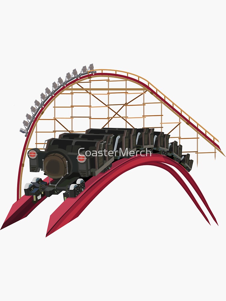 "Steel Vengeance Airtime Design" Sticker for Sale by CoasterMerch ...