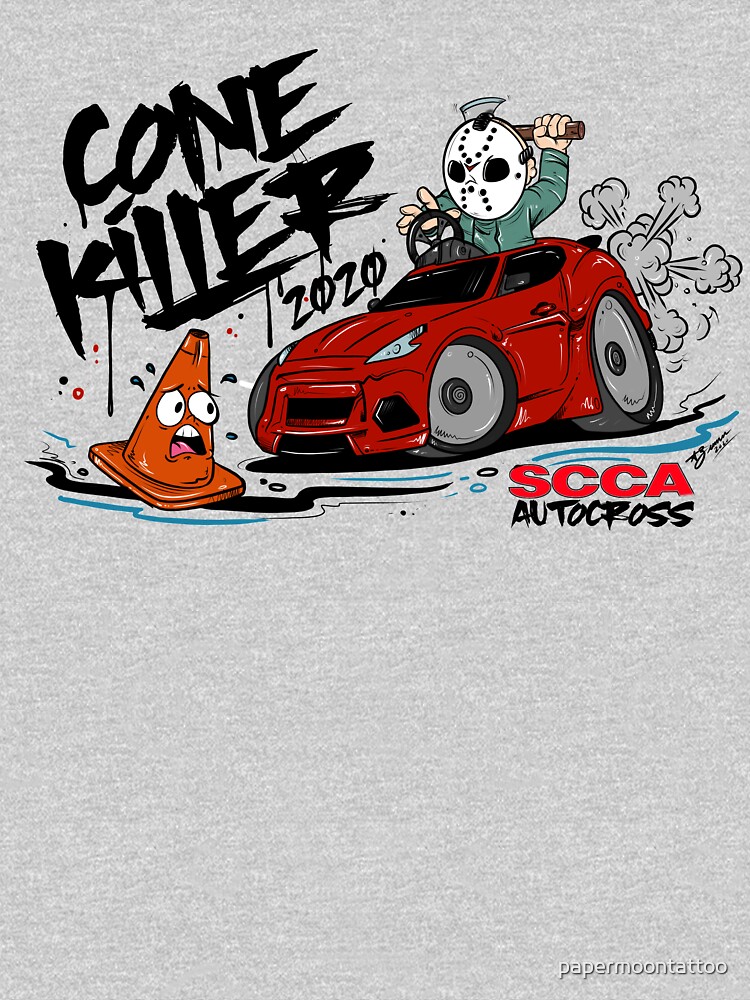 "SCCA CONE KILLER 2020" T-shirt by papermoontattoo | Redbubble | scca t ...