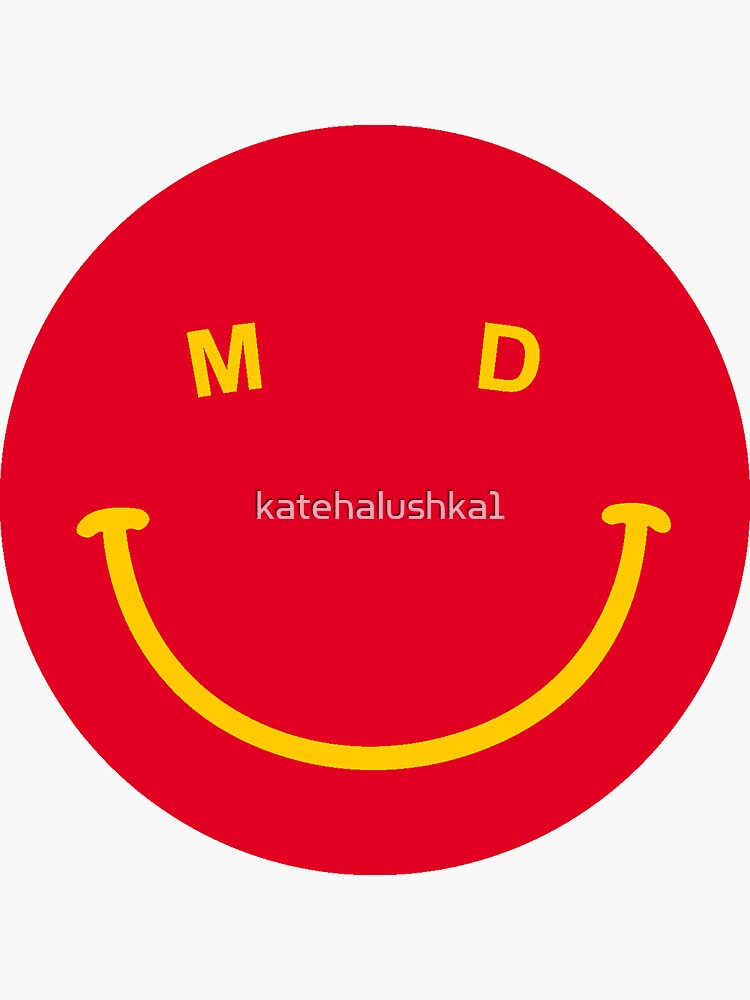 "UMD Smile" Sticker by katehalushka1 | Redbubble