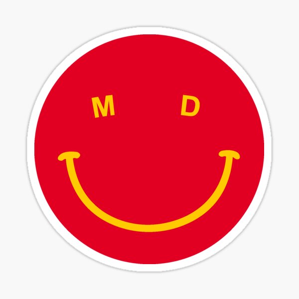 "UMD Smile" Sticker by katehalushka1 | Redbubble
