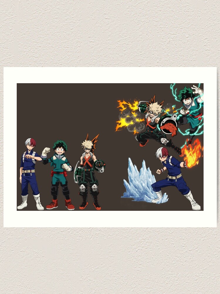 "MHA " Art Print for Sale by Grapplejack69 | Redbubble