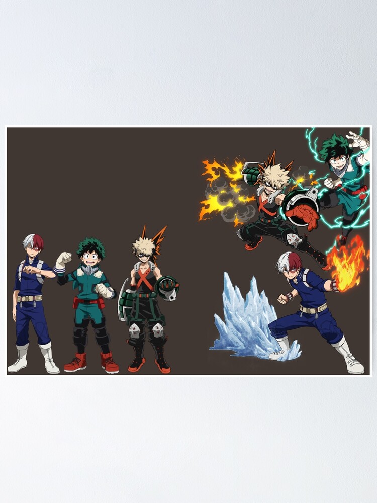 "MHA " Poster by Grapplejack69 | Redbubble