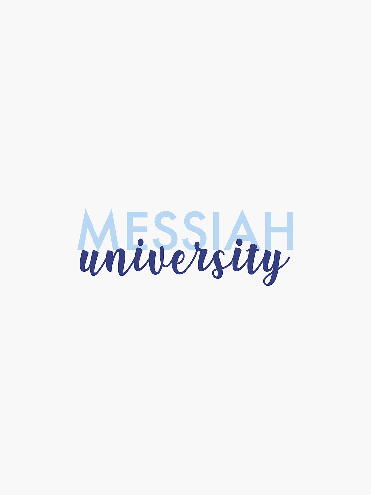 "Messiah University" Sticker for Sale by emilygracee | Redbubble
