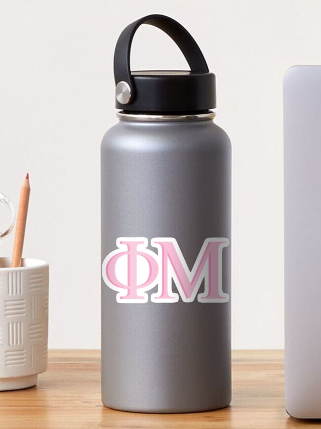 "Phi Mu Letters" Sticker for Sale by josh-feltman | Redbubble